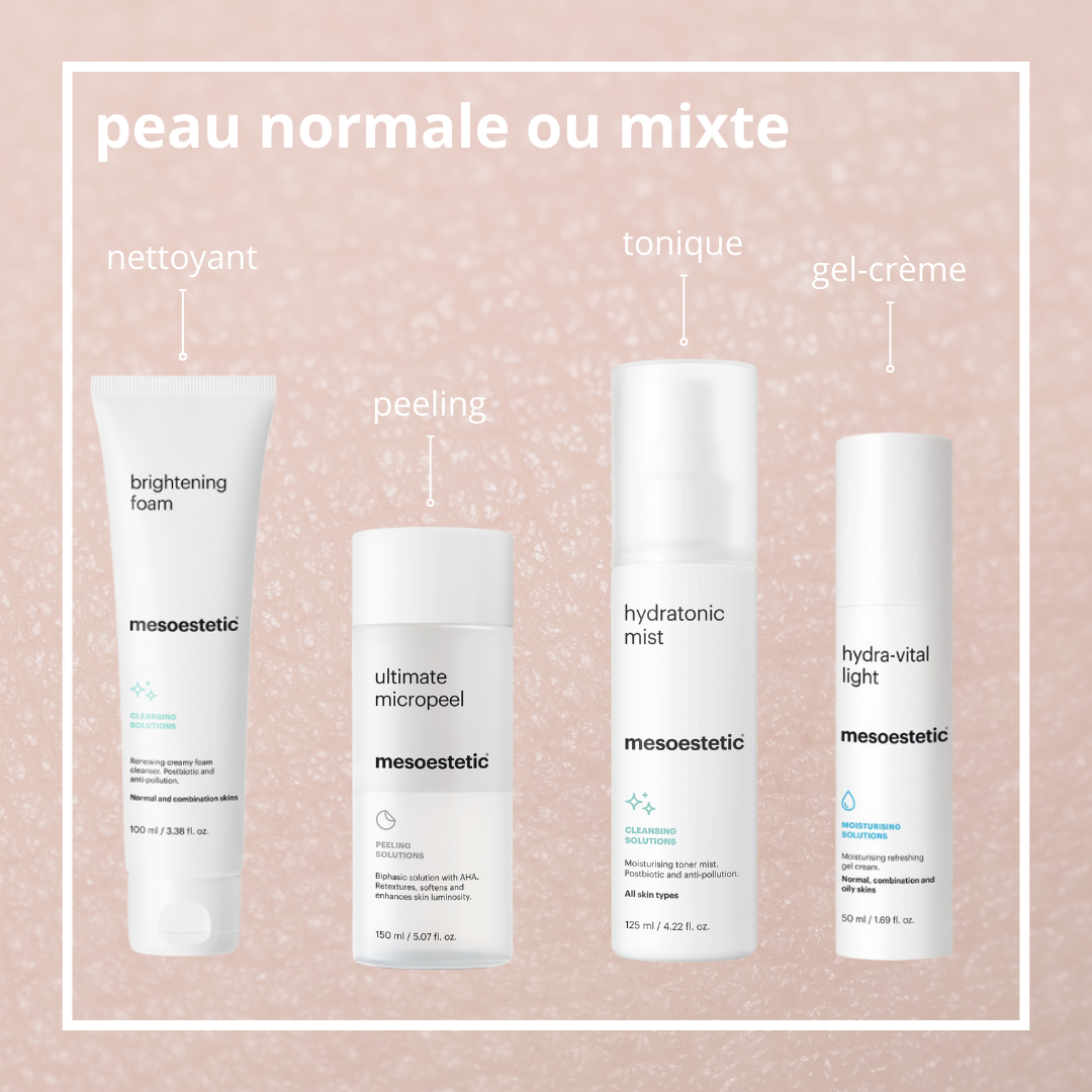 mesoestetic® : une routine adaptée à chaque type de peau